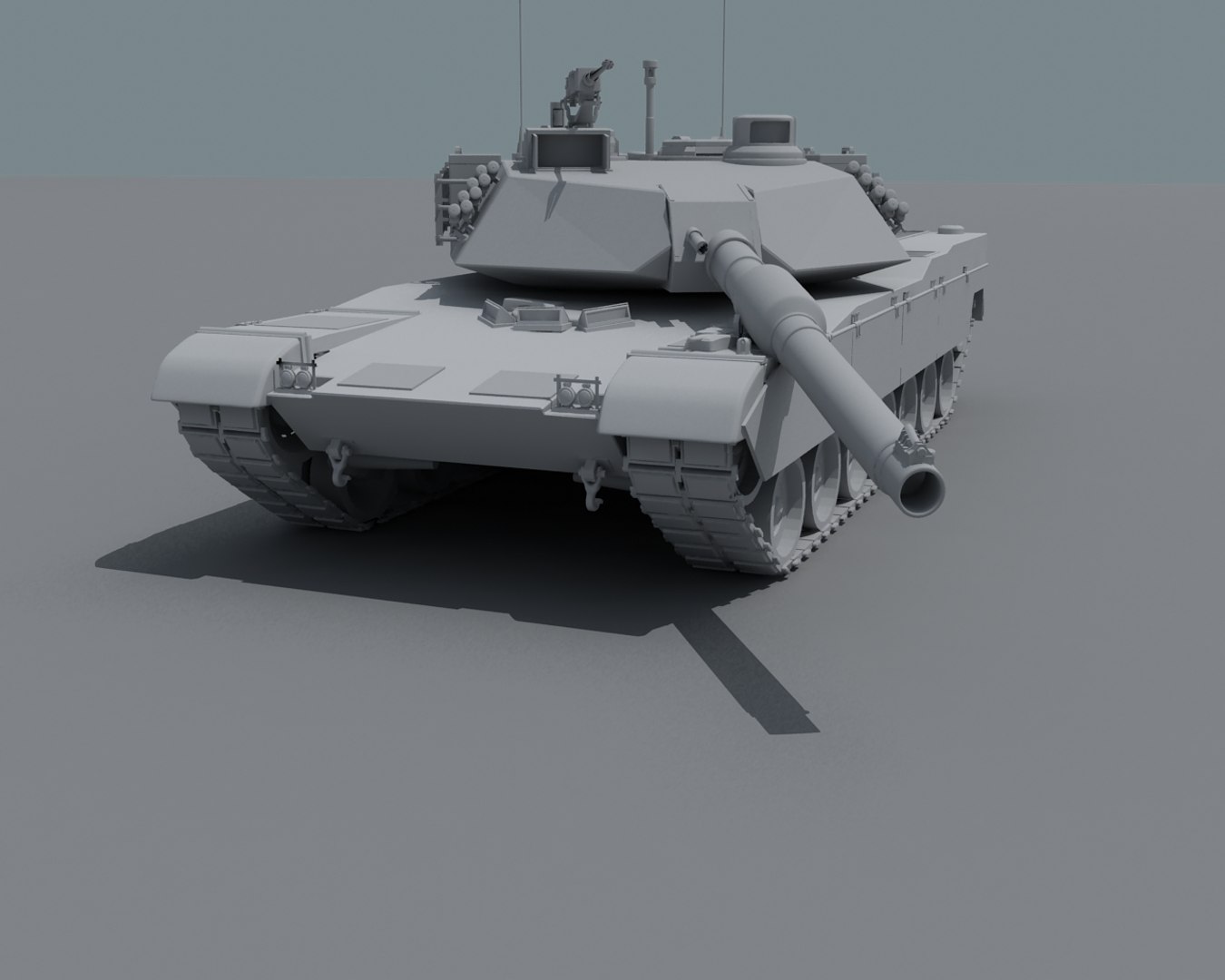 3d Model M1a2 Tank