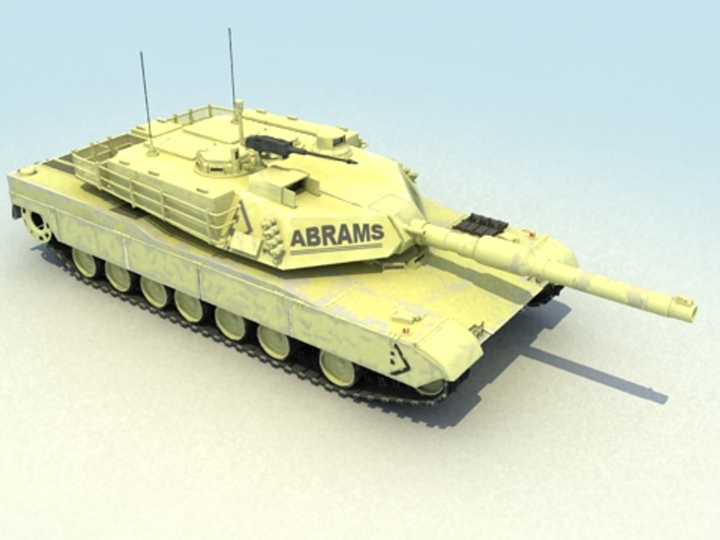 3d Model M1a2 Tank