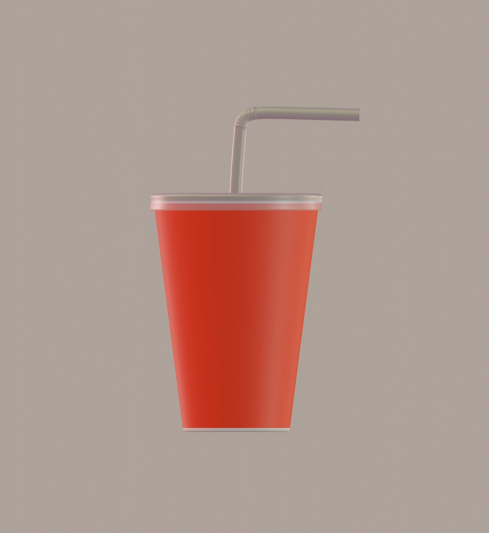 Red Drink Cup 3D Model - TurboSquid 1483014