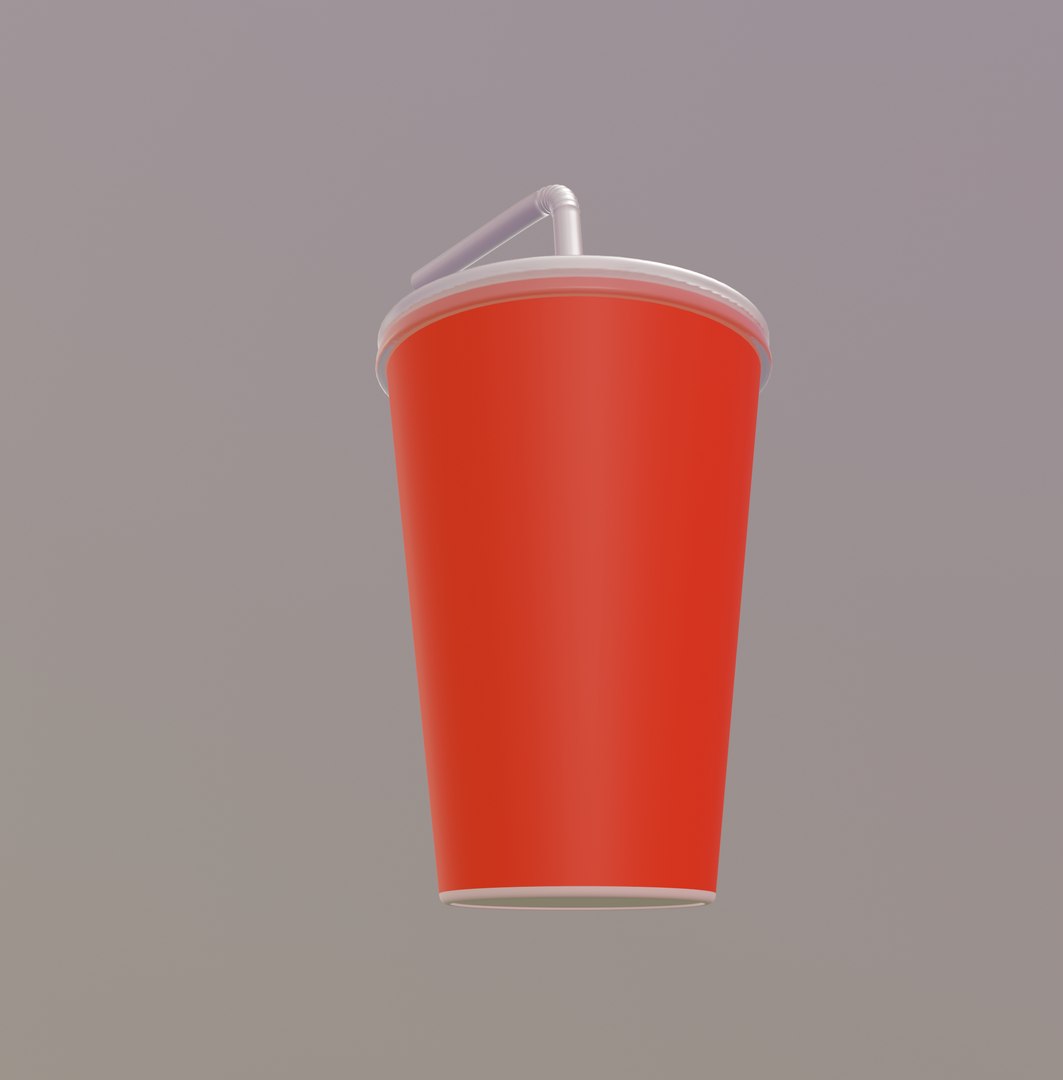 Red Drink Cup 3D Model - TurboSquid 1483014