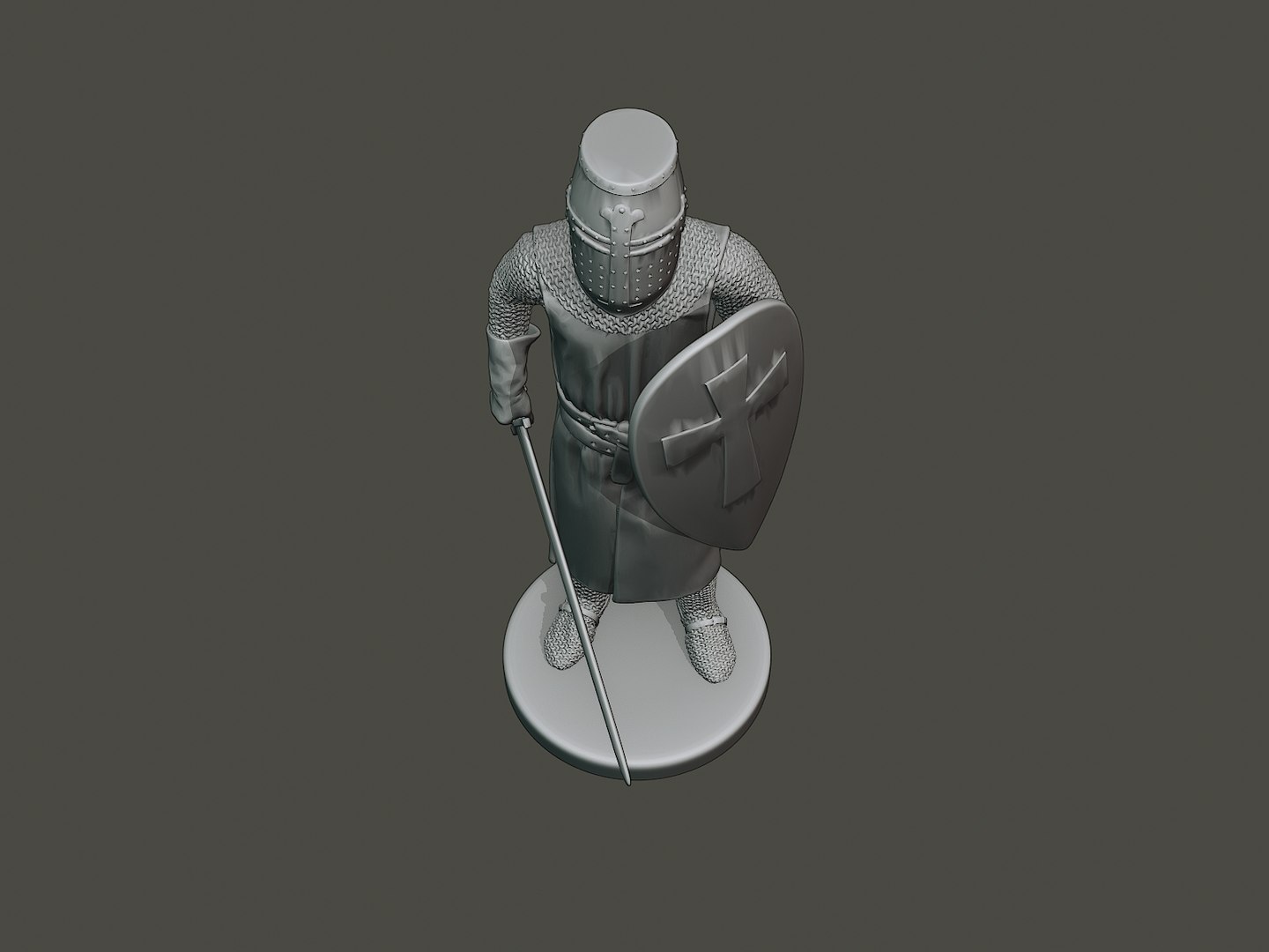 Knight Templar Stand2 T1 3D - TurboSquid 1471313