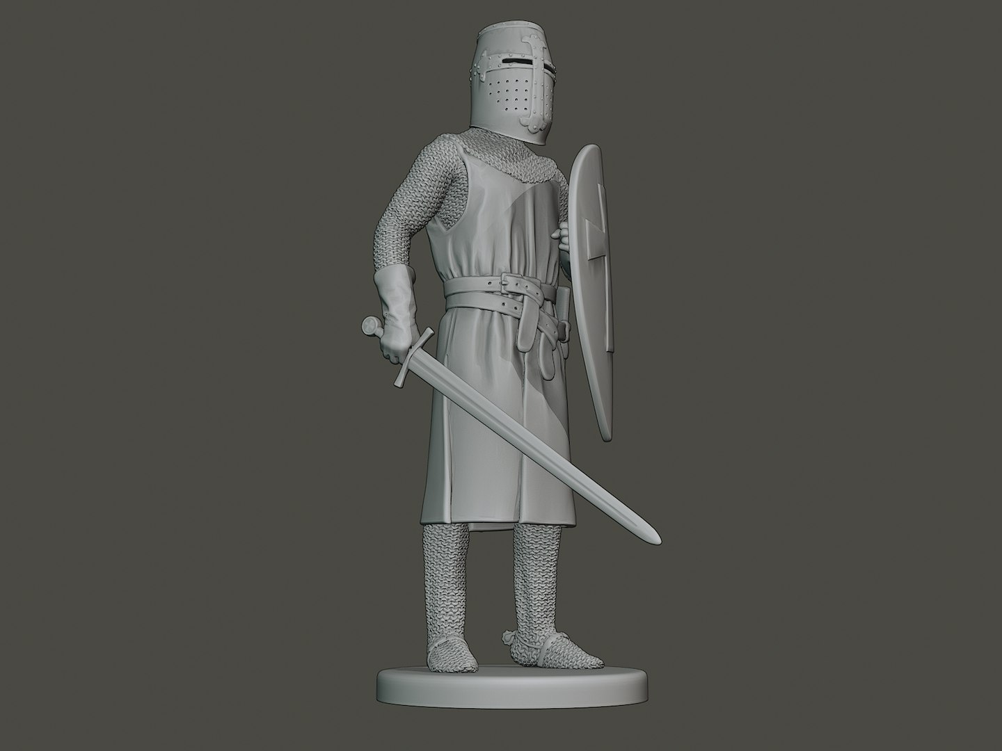 Knight Templar Stand2 T1 3D - TurboSquid 1471313