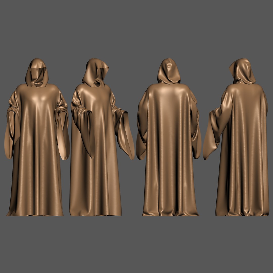 3D Cloak Male Model - TurboSquid 1790622