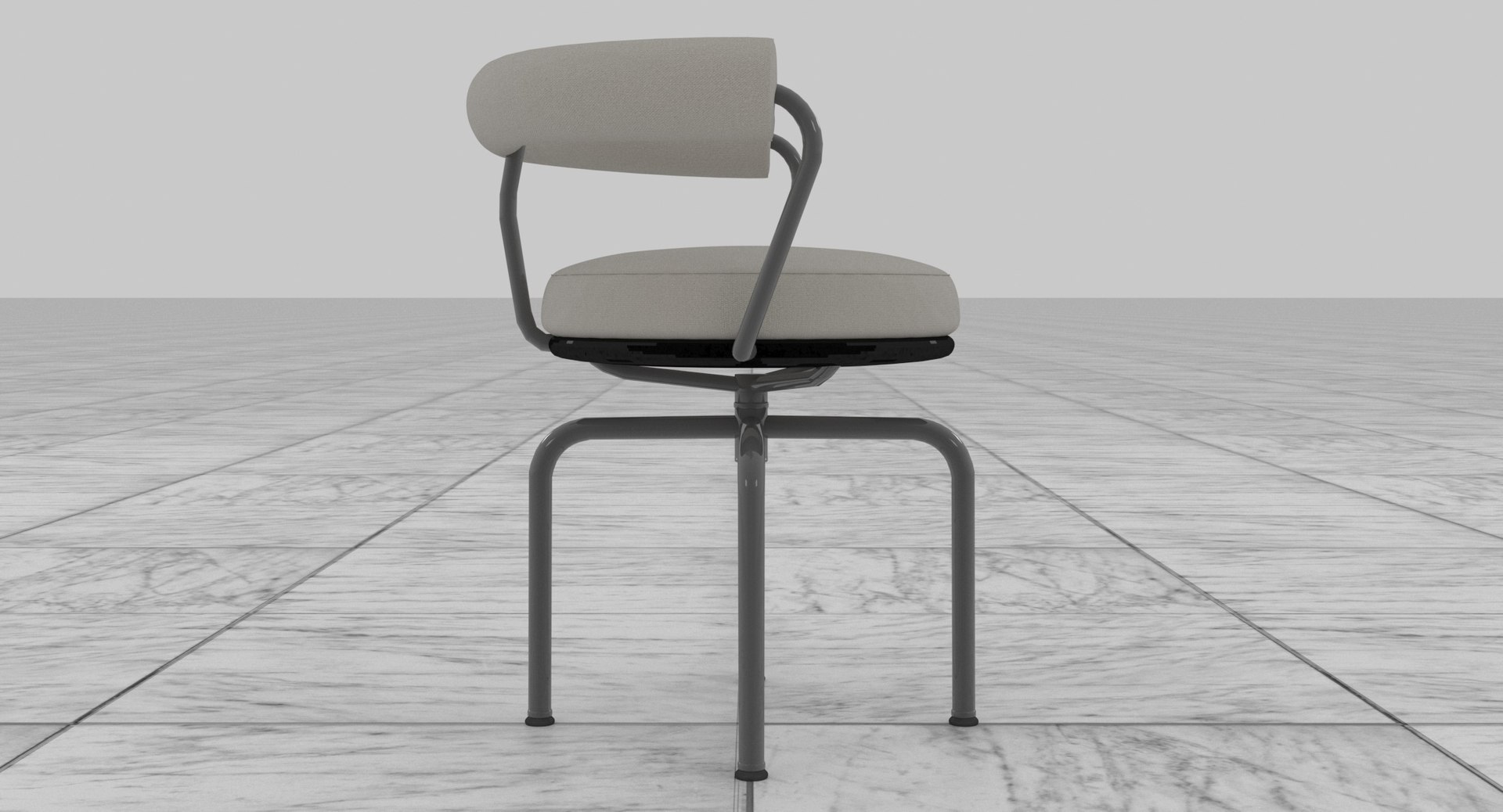 3D Sling Snowy Office Chair Model - TurboSquid 2190205