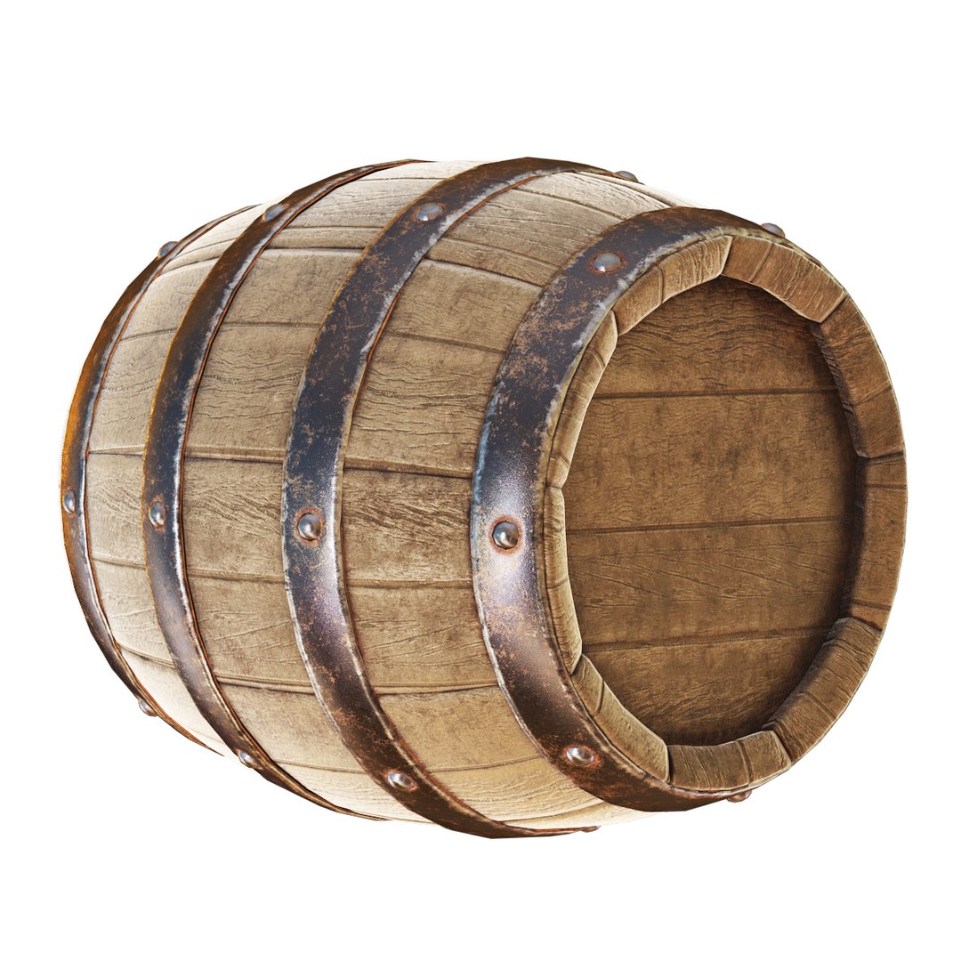 Barrel Old Model - TurboSquid 1591782