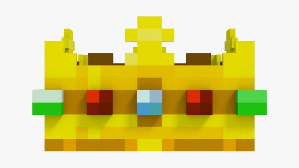 Coroa Minecraft Modelo 3D - TurboSquid 1925472