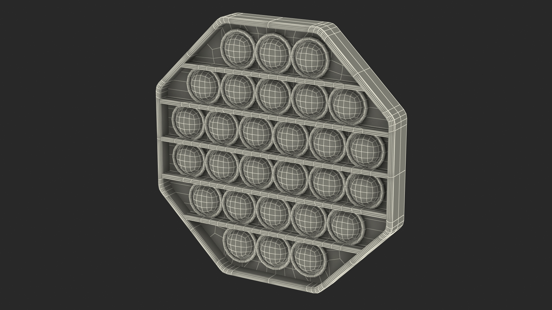 Rainbow Octagon Pop It Toy 3D - TurboSquid 1778891
