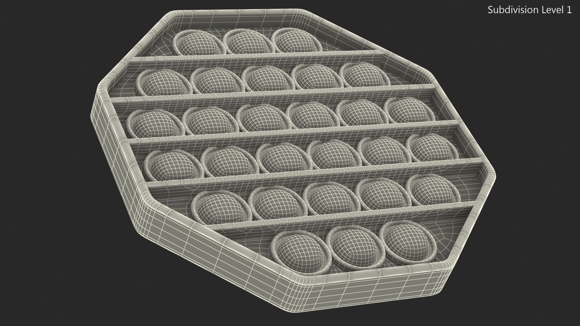 Rainbow Octagon Pop It Toy 3D - TurboSquid 1778891