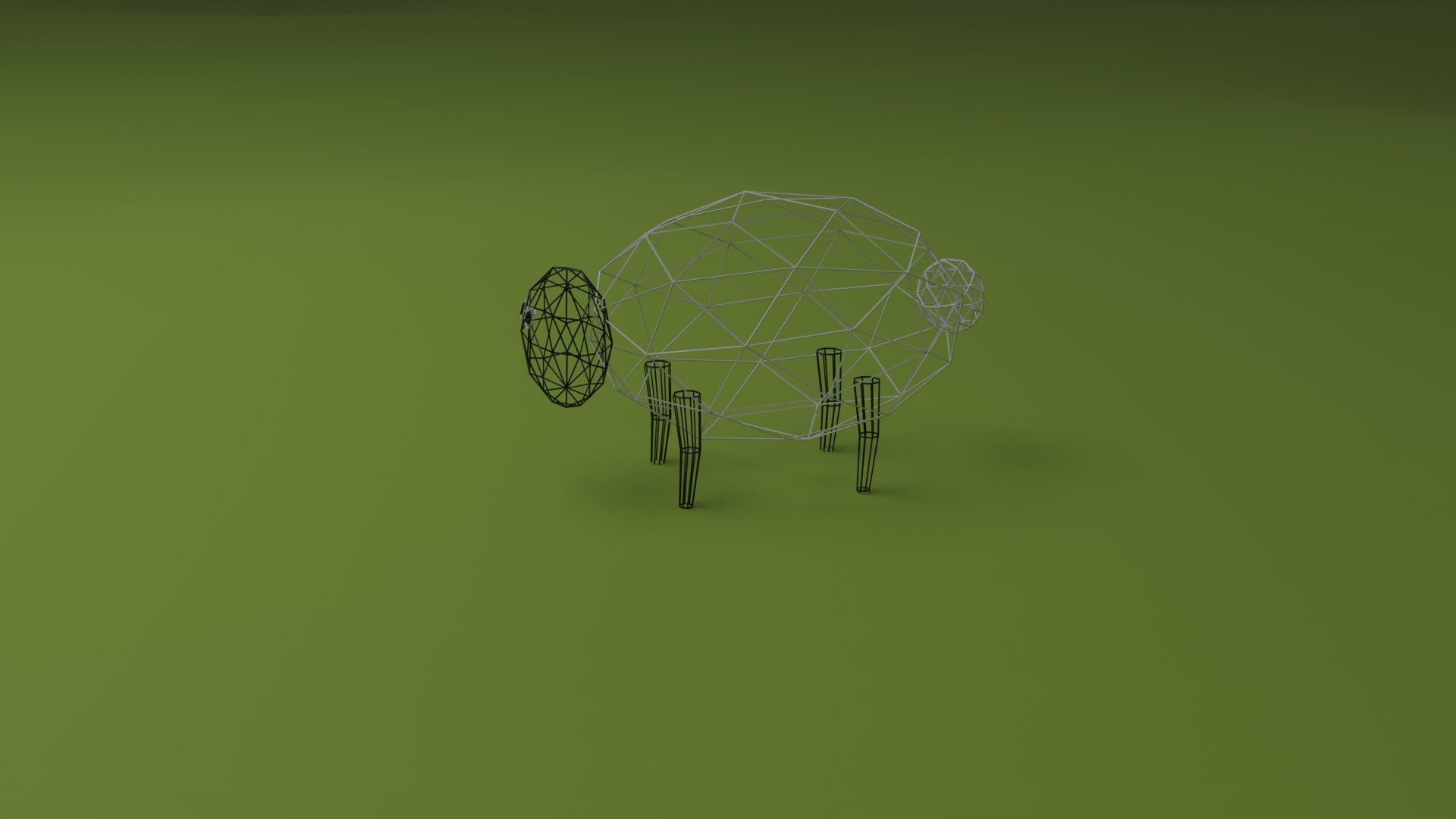 3D model Low Polly Sheep - TurboSquid 2182180