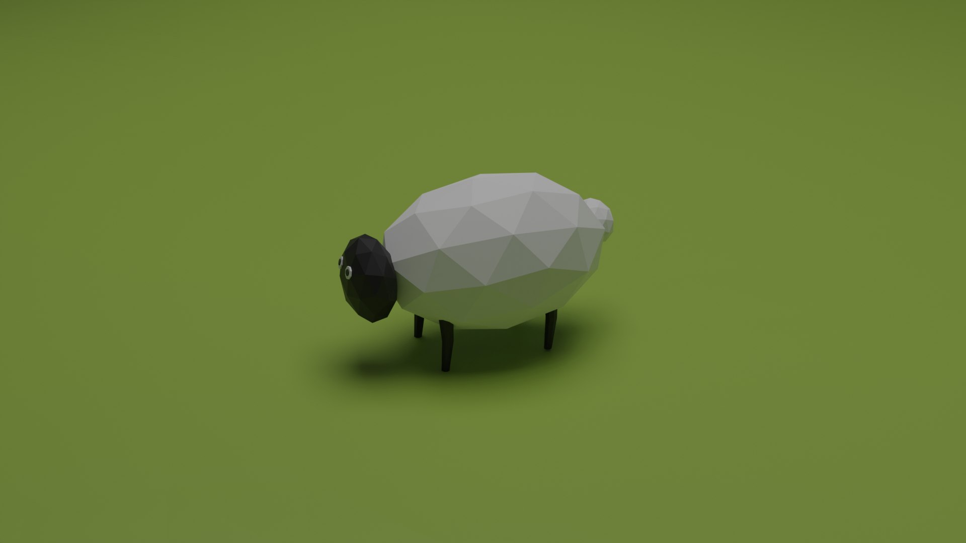 3D model Low Polly Sheep - TurboSquid 2182180