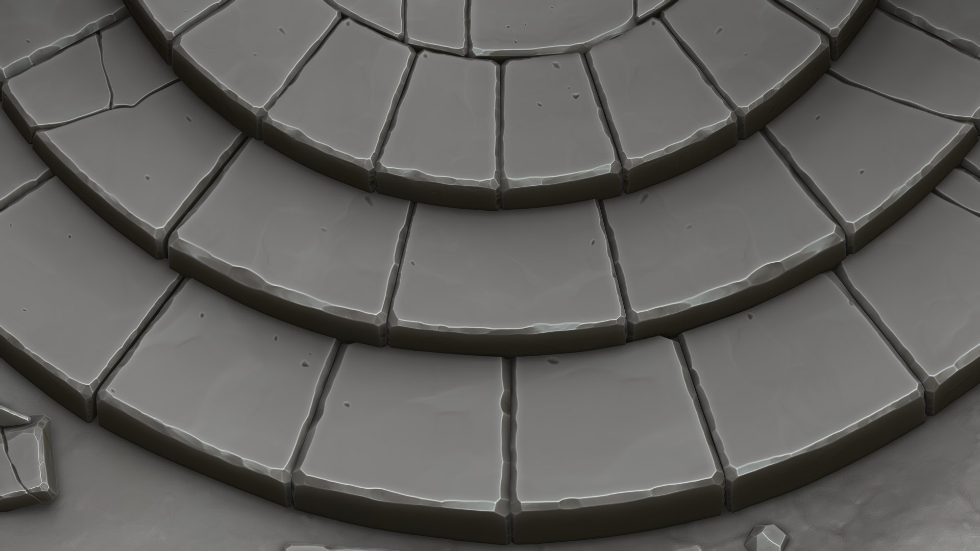 3D Stylized Ruins Model - TurboSquid 2187702