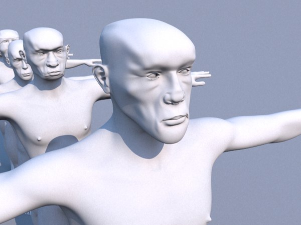 3d human evolution graph model