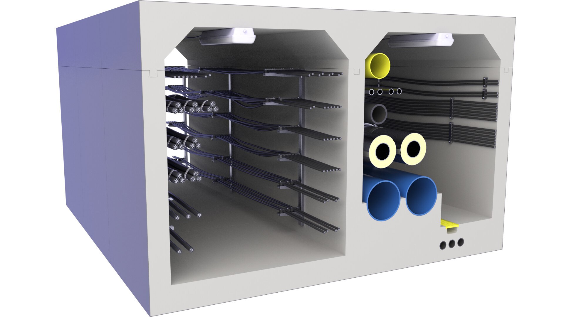Precast Utility Tunnels Cross-section V7 3D Model - TurboSquid 2415302