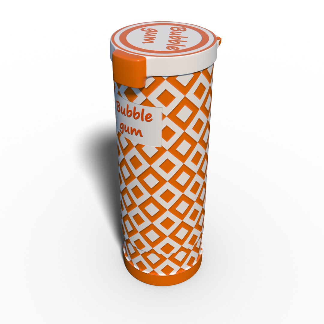 3D Chewingum Box - TurboSquid 2058714