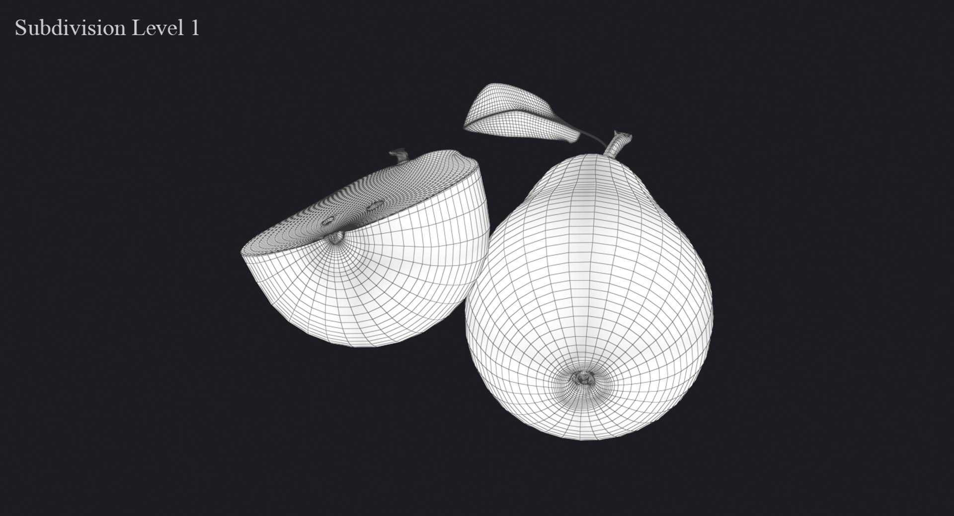 Realistic pear fruit model - TurboSquid 1383247