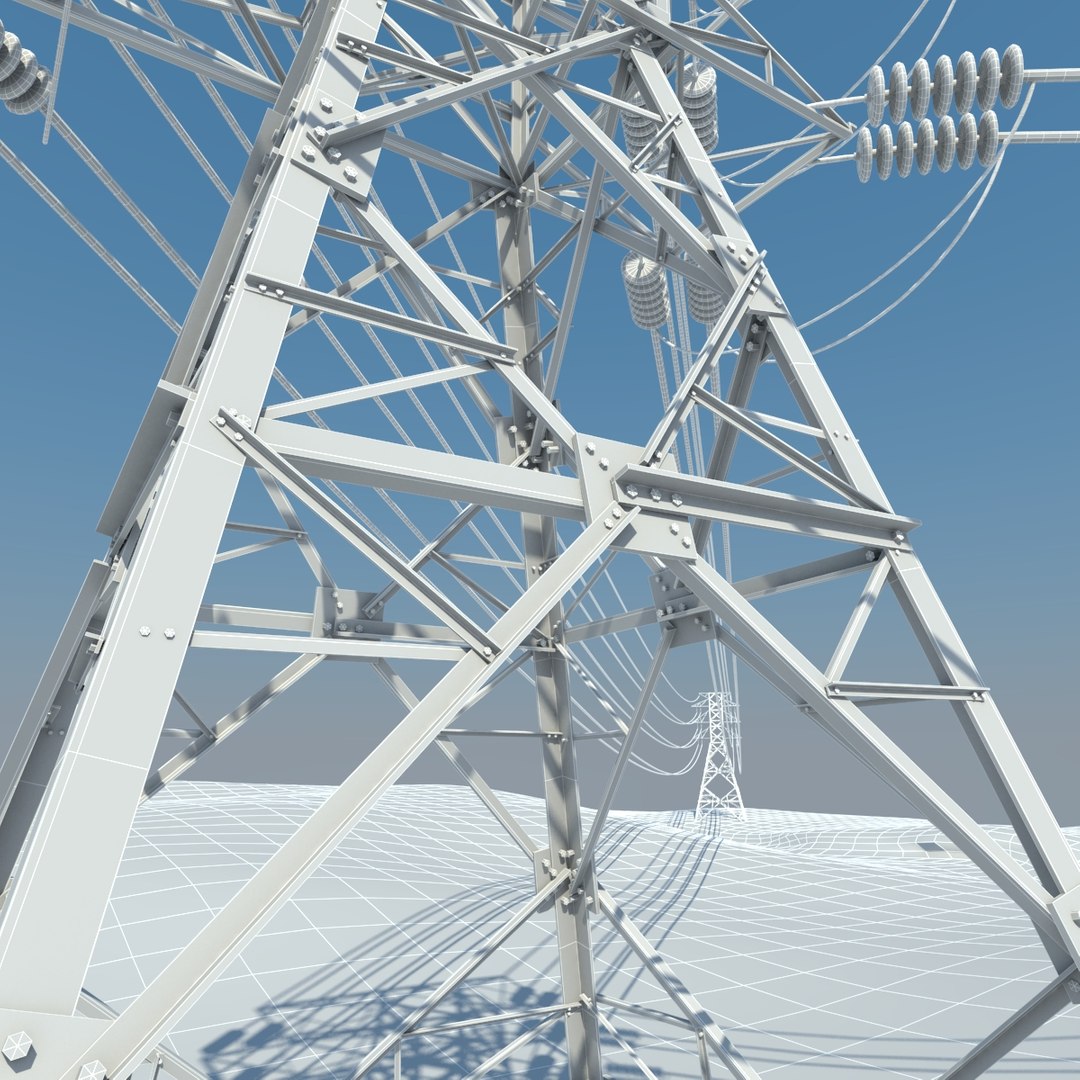 3D pylon model | 1144363 | TurboSquid