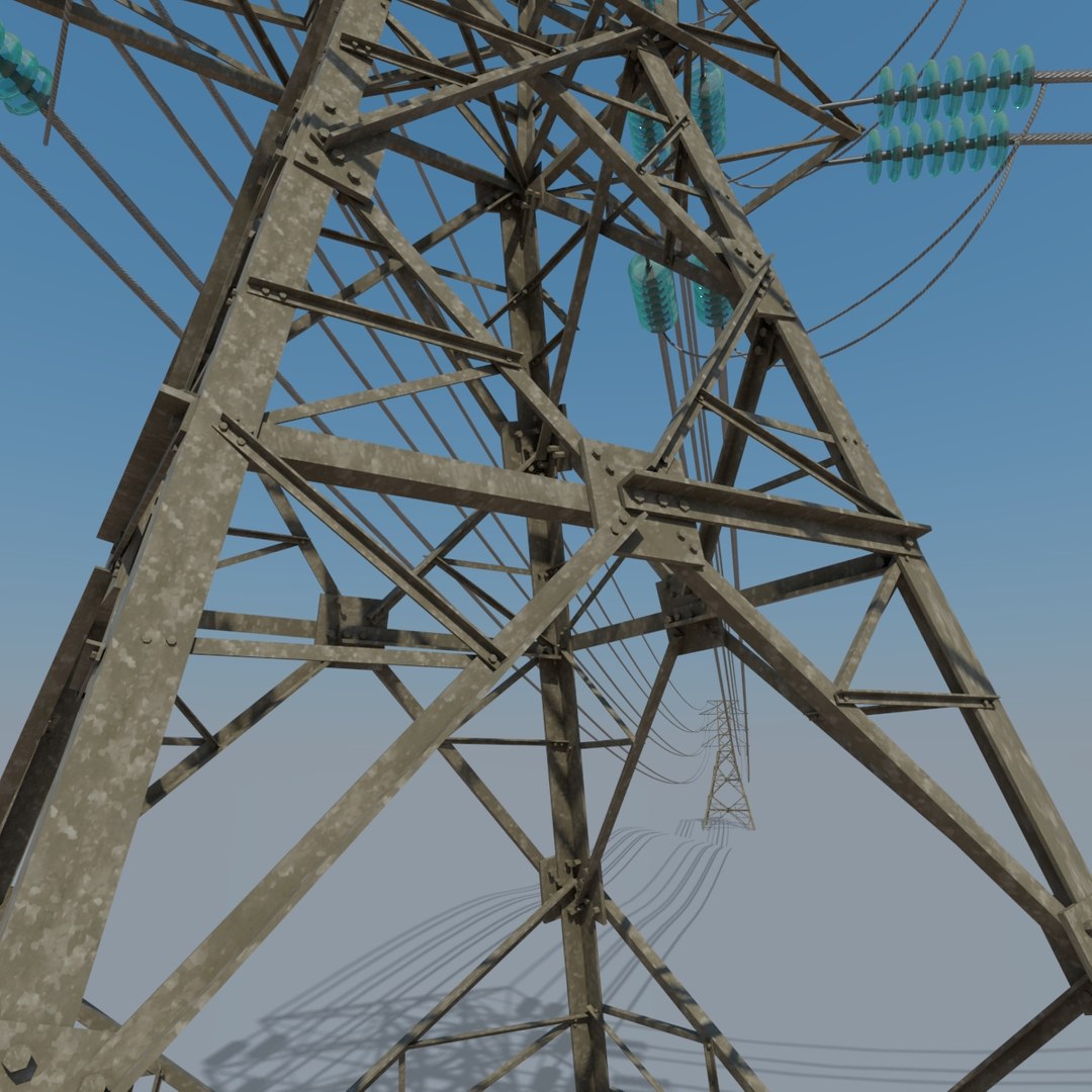 3D pylon model | 1144363 | TurboSquid