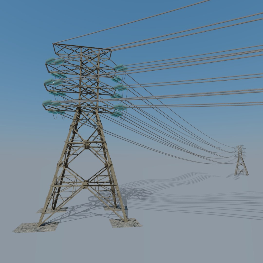 3D pylon model | 1144363 | TurboSquid