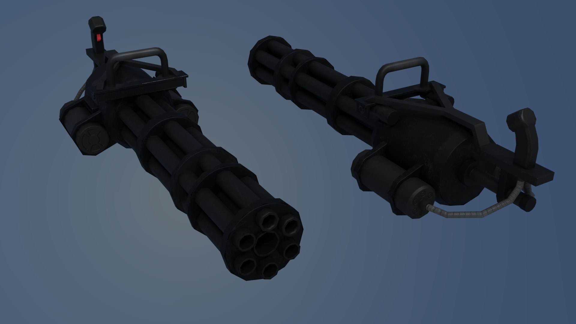 Minigun 3D Model - TurboSquid 1257385