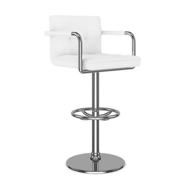 leather hocker chair max