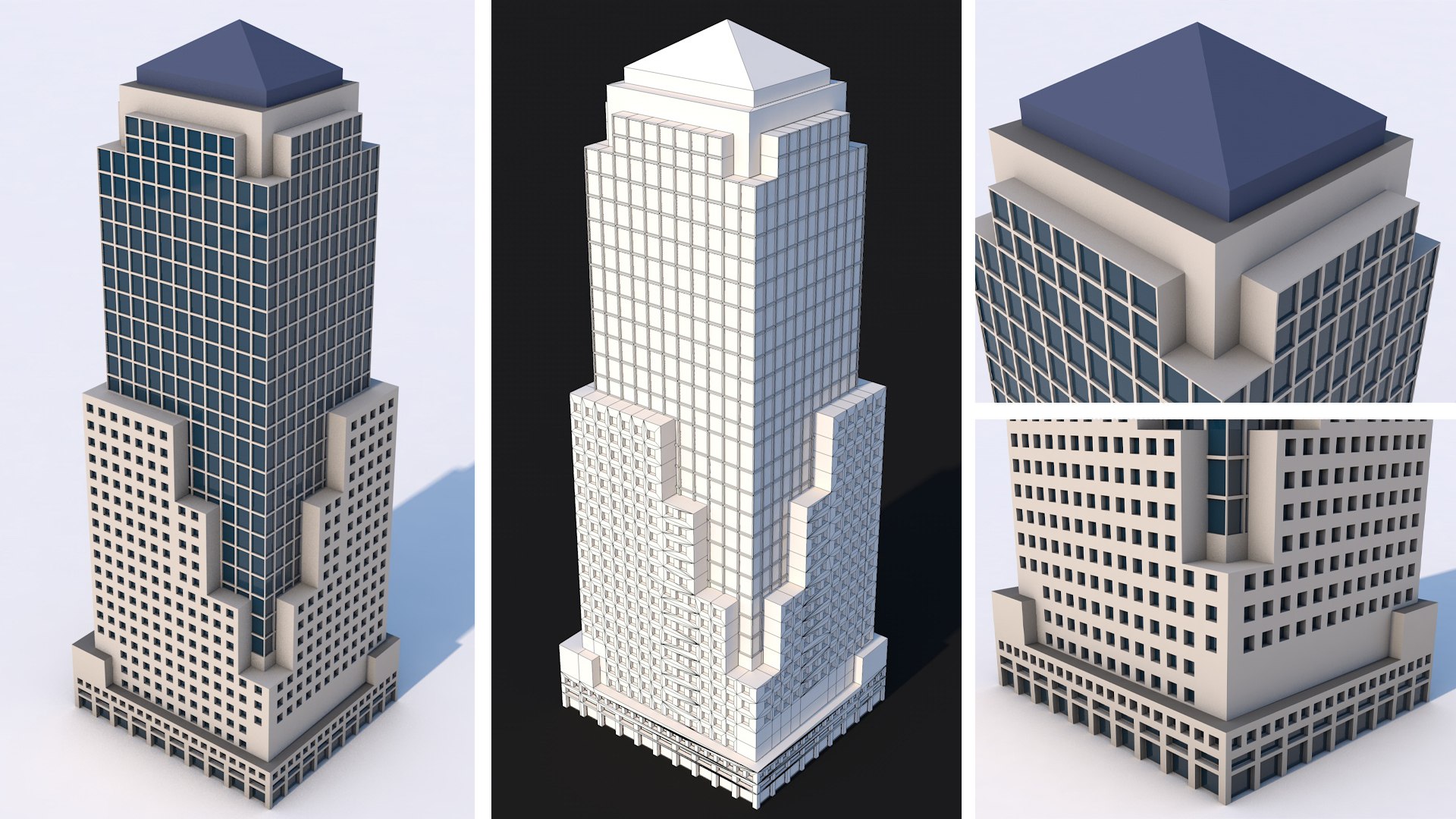 30 NYC Skyscrapers Buildings 3D Model - TurboSquid 2219207