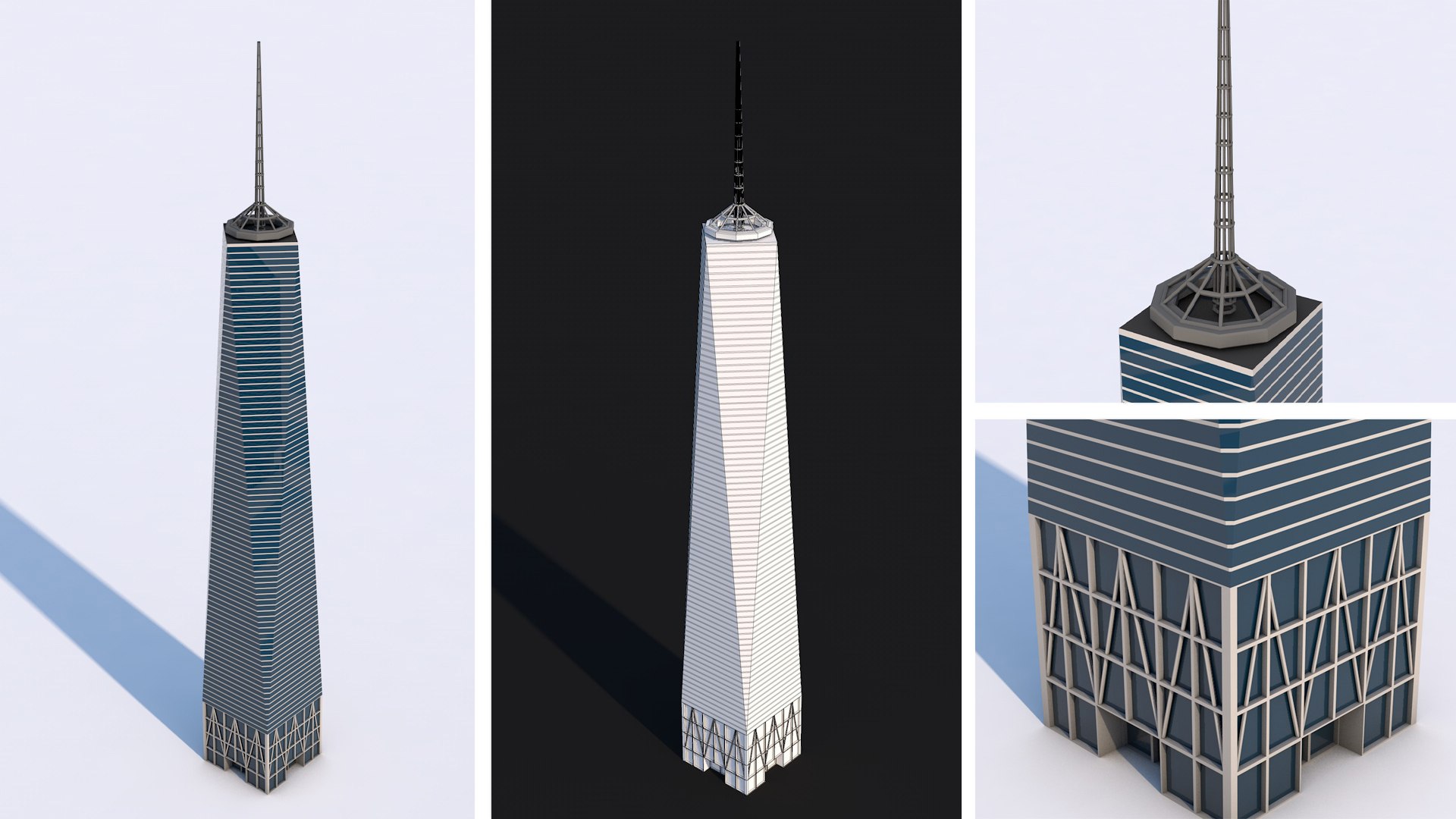 30 NYC Skyscrapers Buildings 3D Model - TurboSquid 2219207
