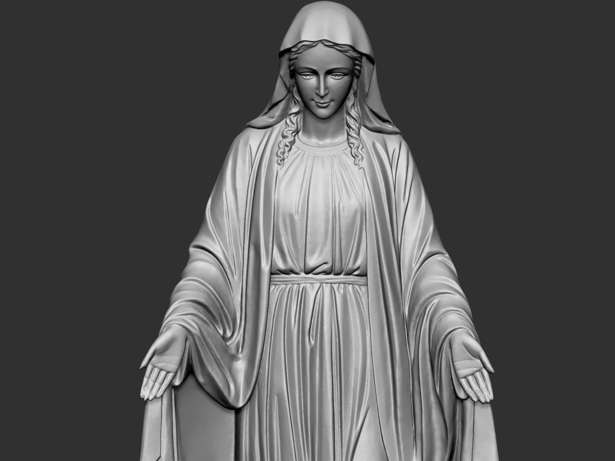 Virgin Mary 3D model - TurboSquid 1909089
