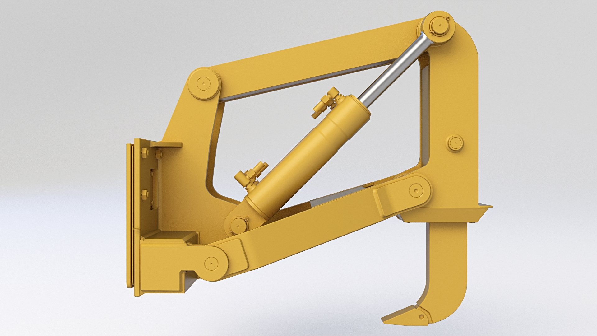 Ripper Bulldozer 3D Model - TurboSquid 1551410