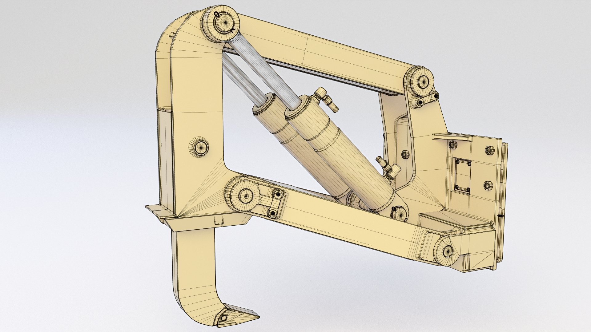 Ripper Bulldozer 3D Model - TurboSquid 1551410