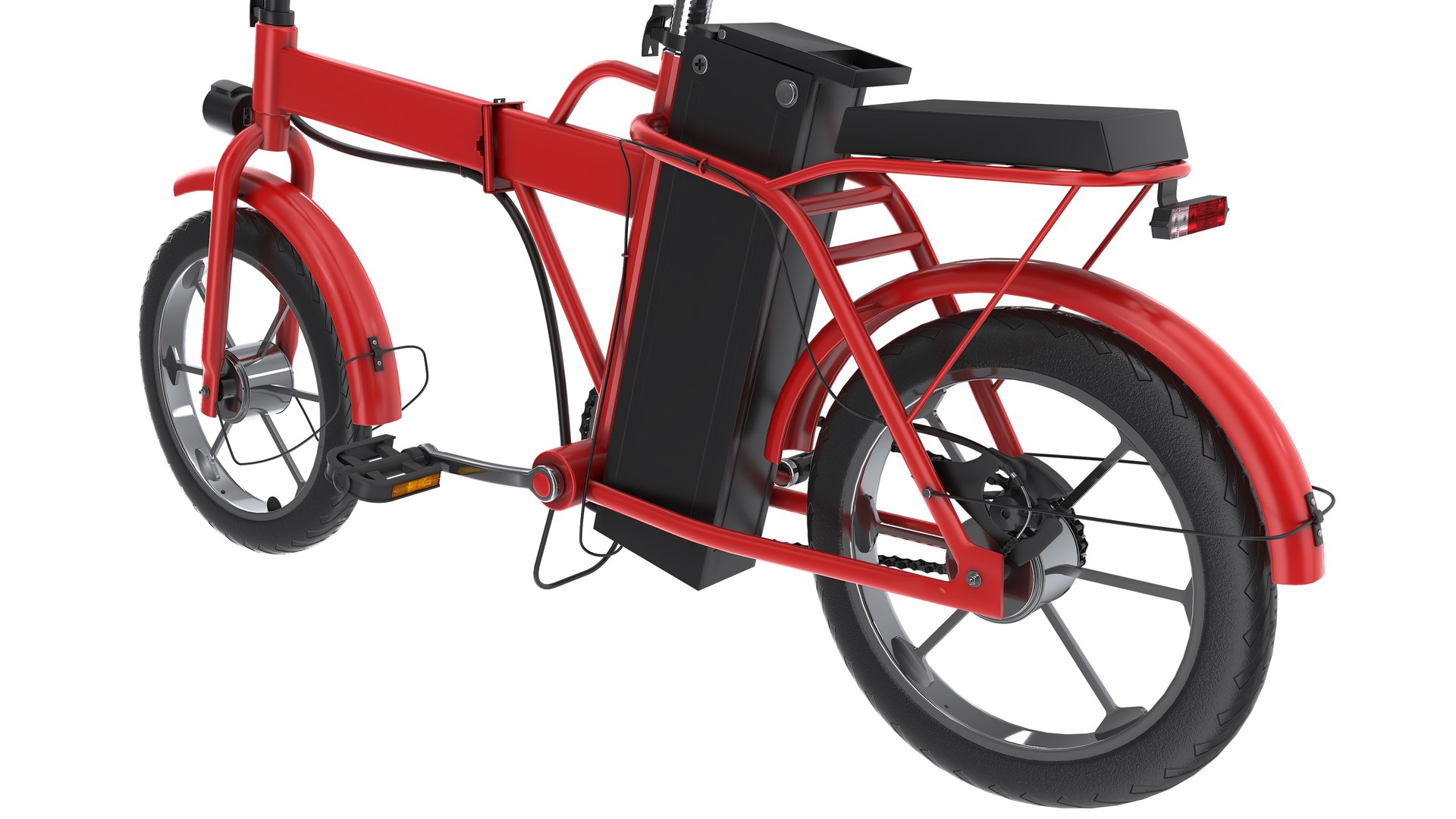 3D Electric Bike Model - TurboSquid 2225051