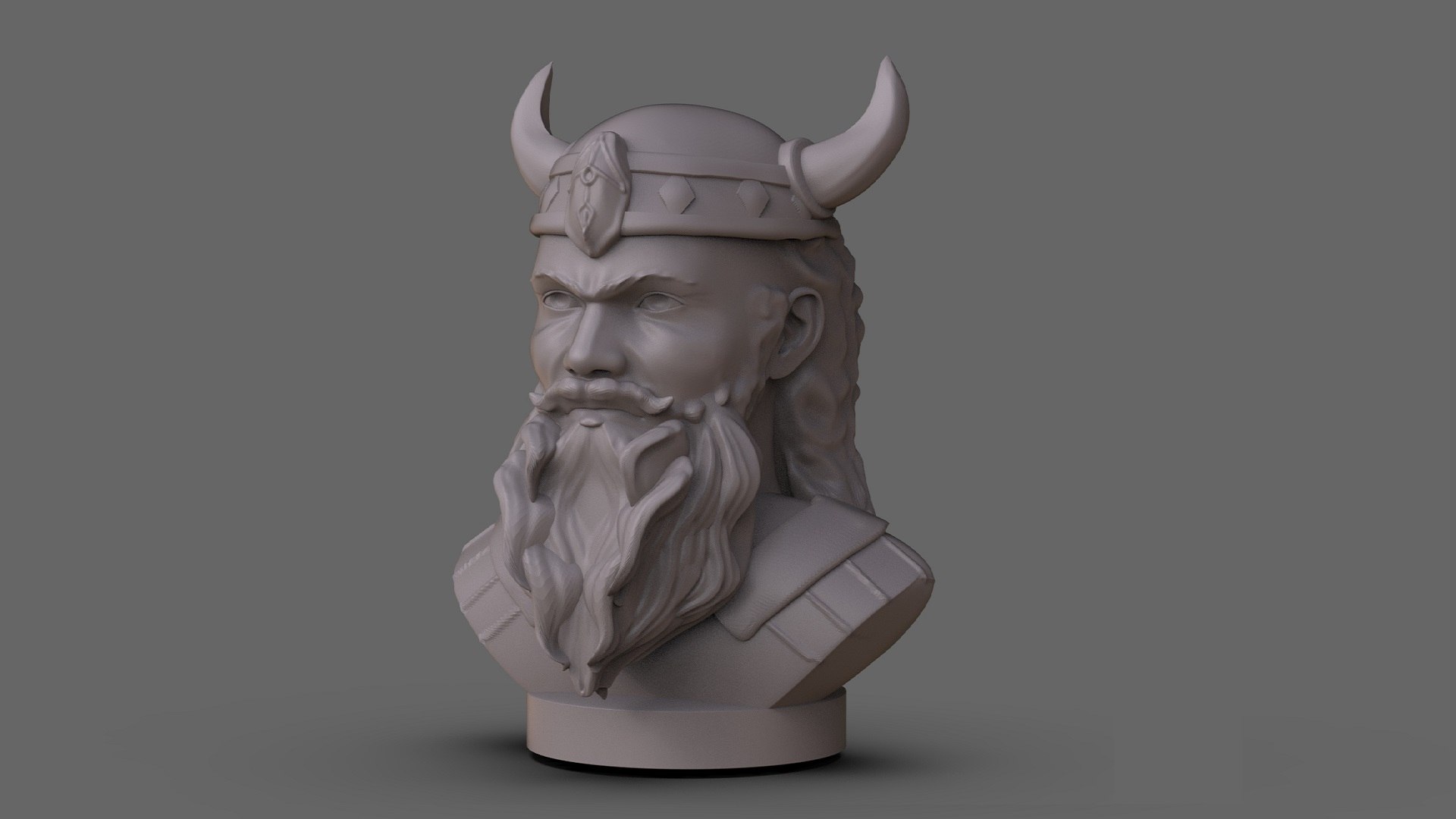 Viking Bust Model - TurboSquid 2130770