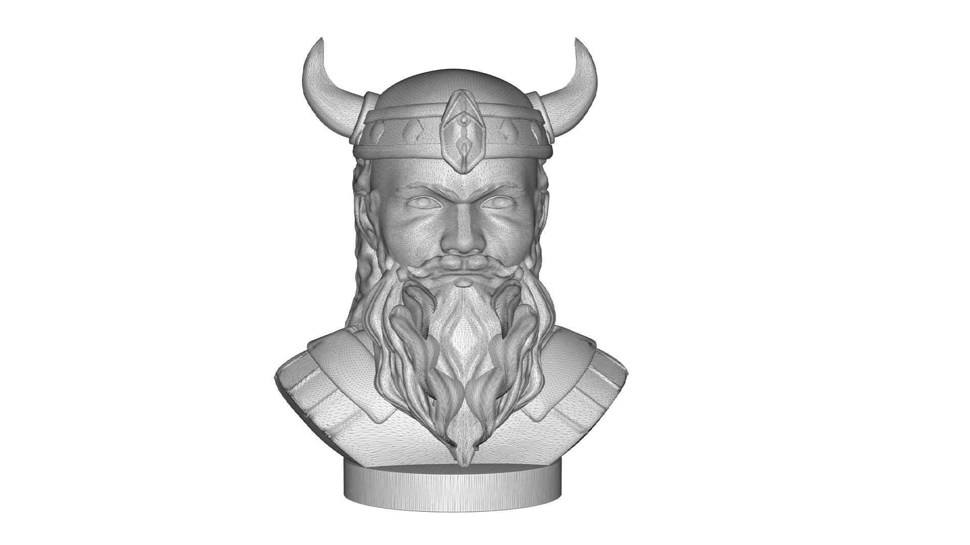 Viking Bust Model - TurboSquid 2130770