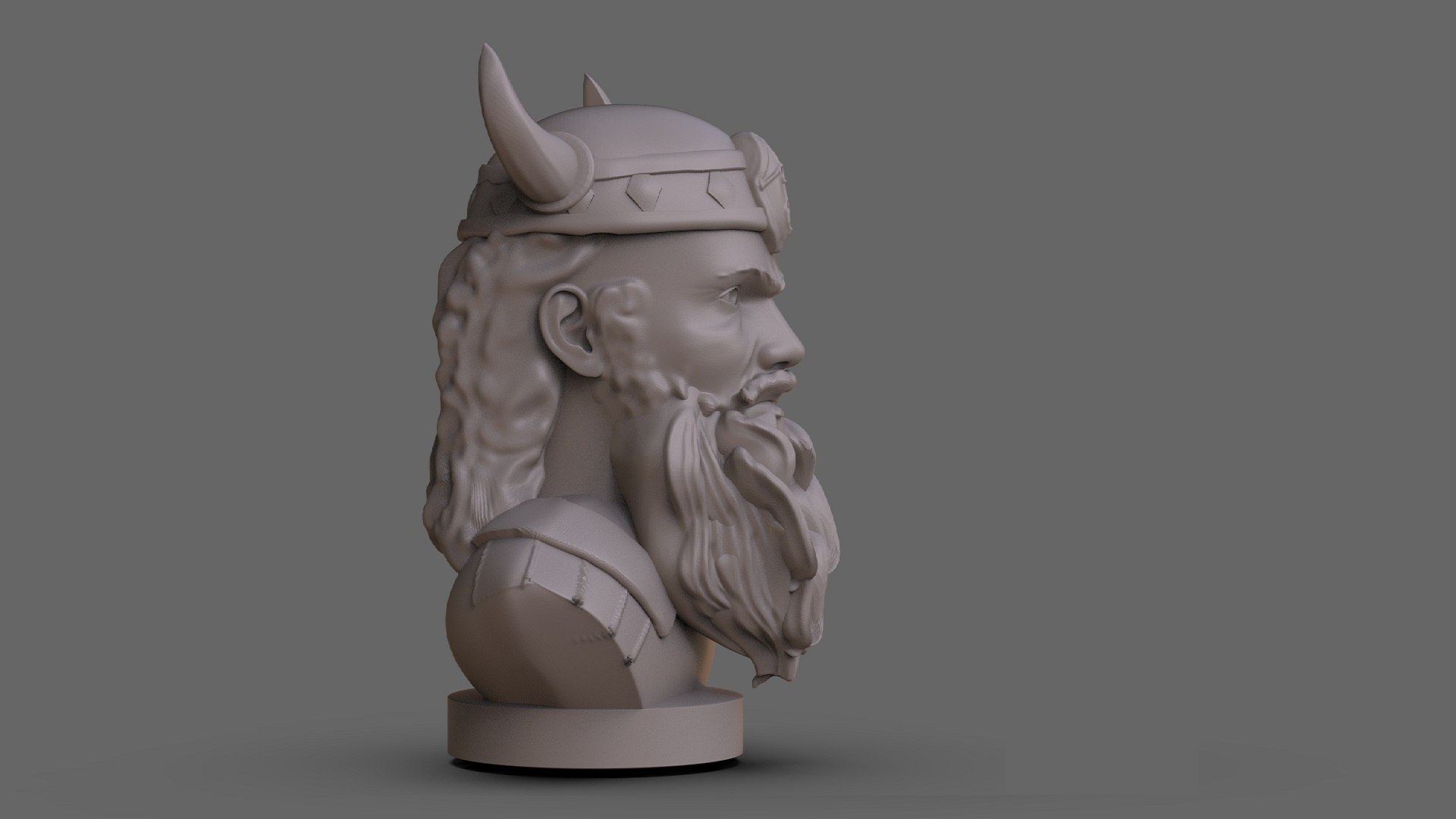 Viking Bust Model - TurboSquid 2130770
