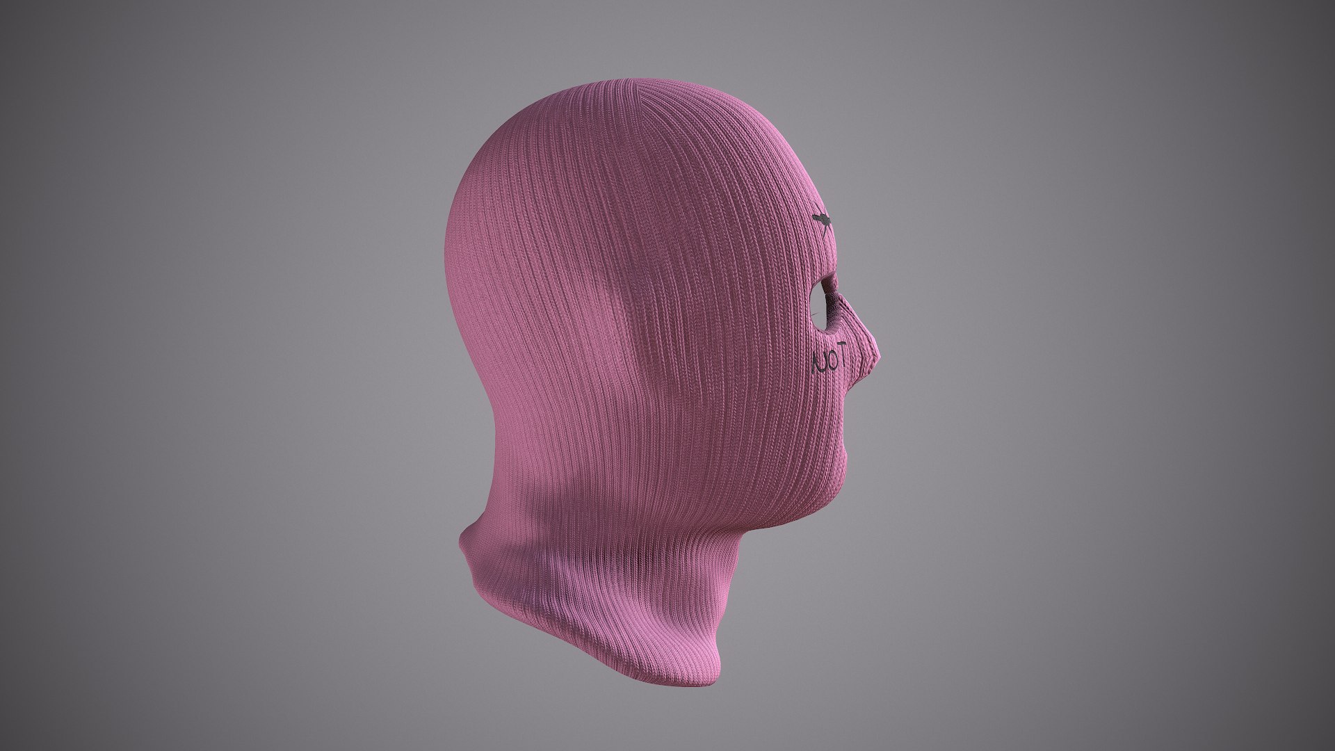 3D Ski Mask Pink - TurboSquid 2158339