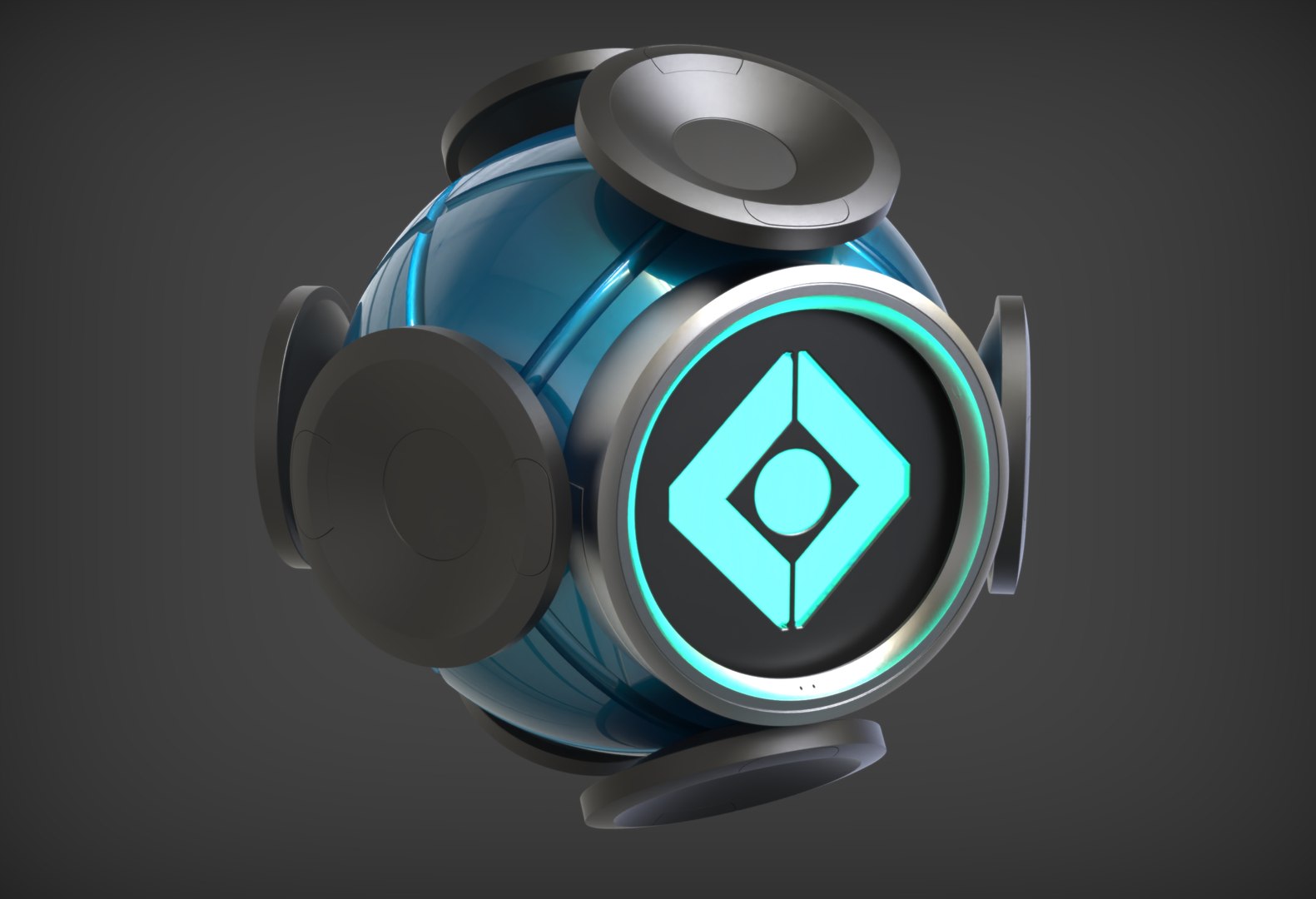 Destiny 2 Ghost Shell V2 3D Model - TurboSquid 2074851
