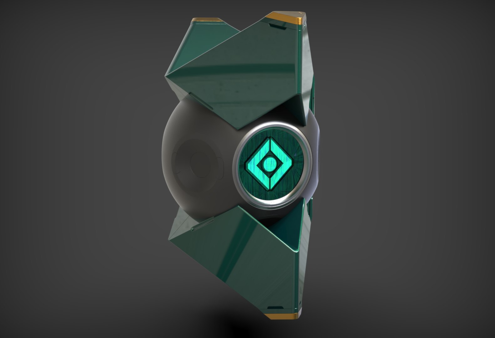 Destiny 2 Ghost Shell V2 3D Model - TurboSquid 2074851
