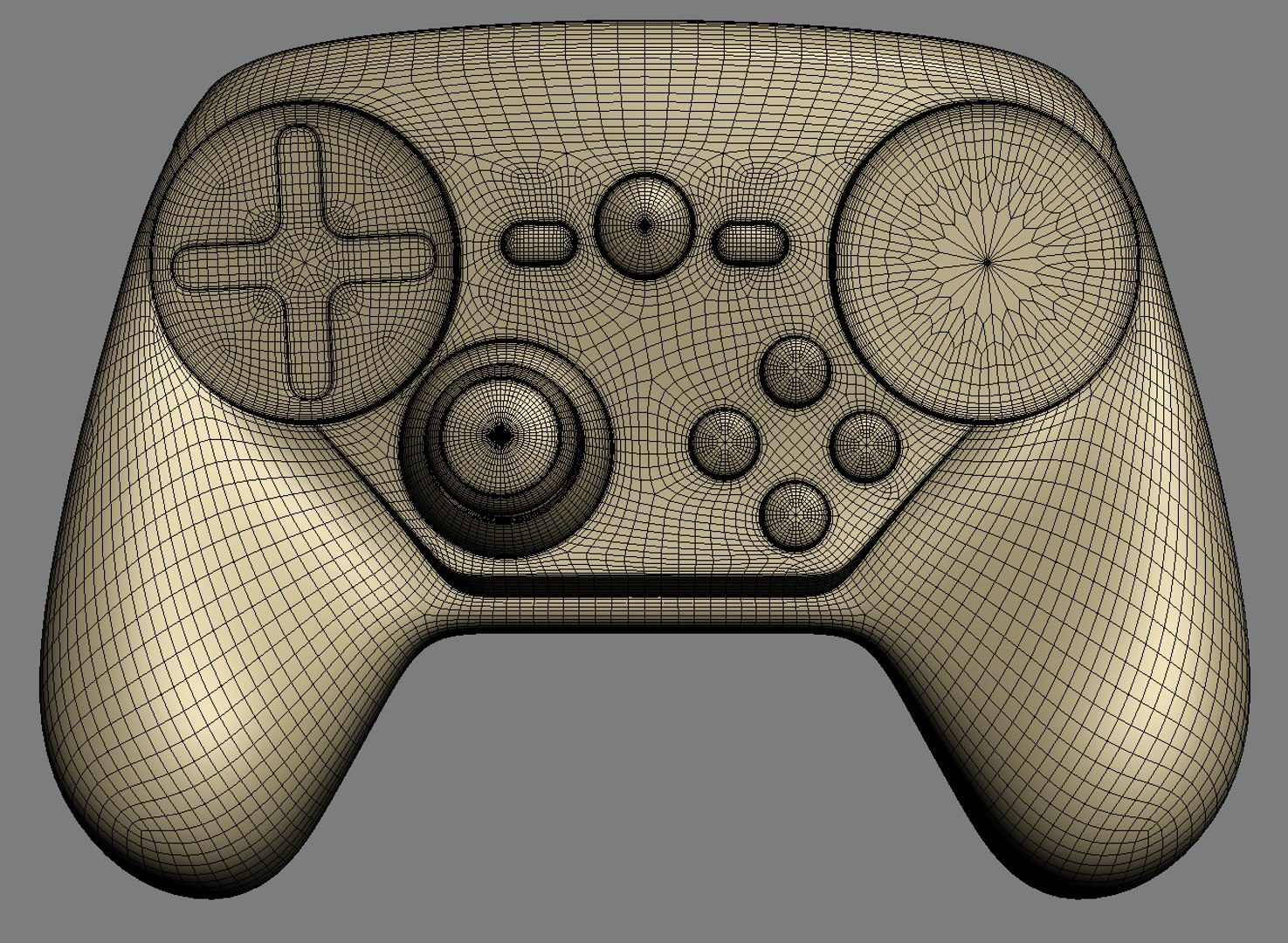 3d Steam Controller