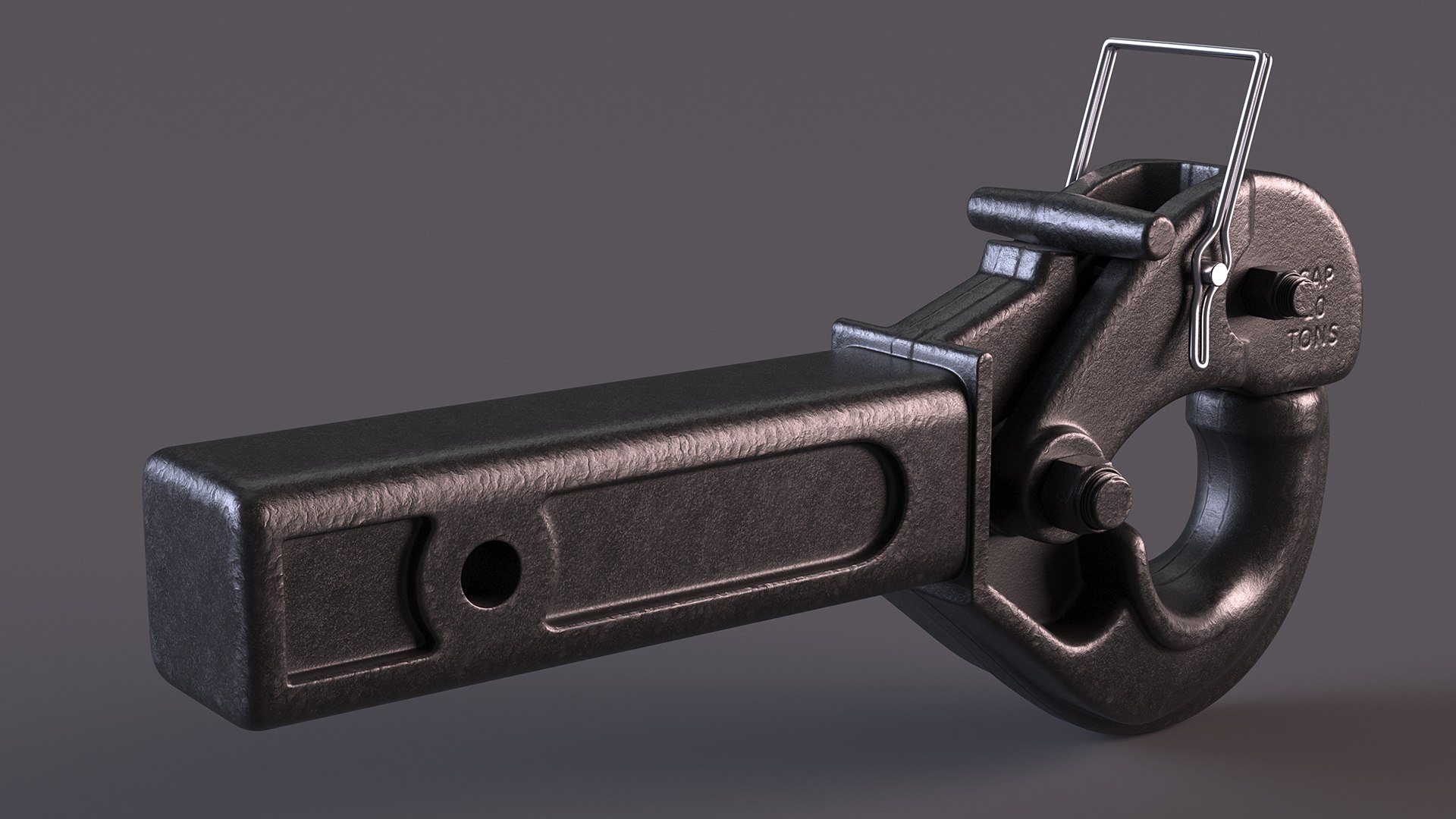 Truck Pintle Hook Hitch 3D model - TurboSquid 2139359