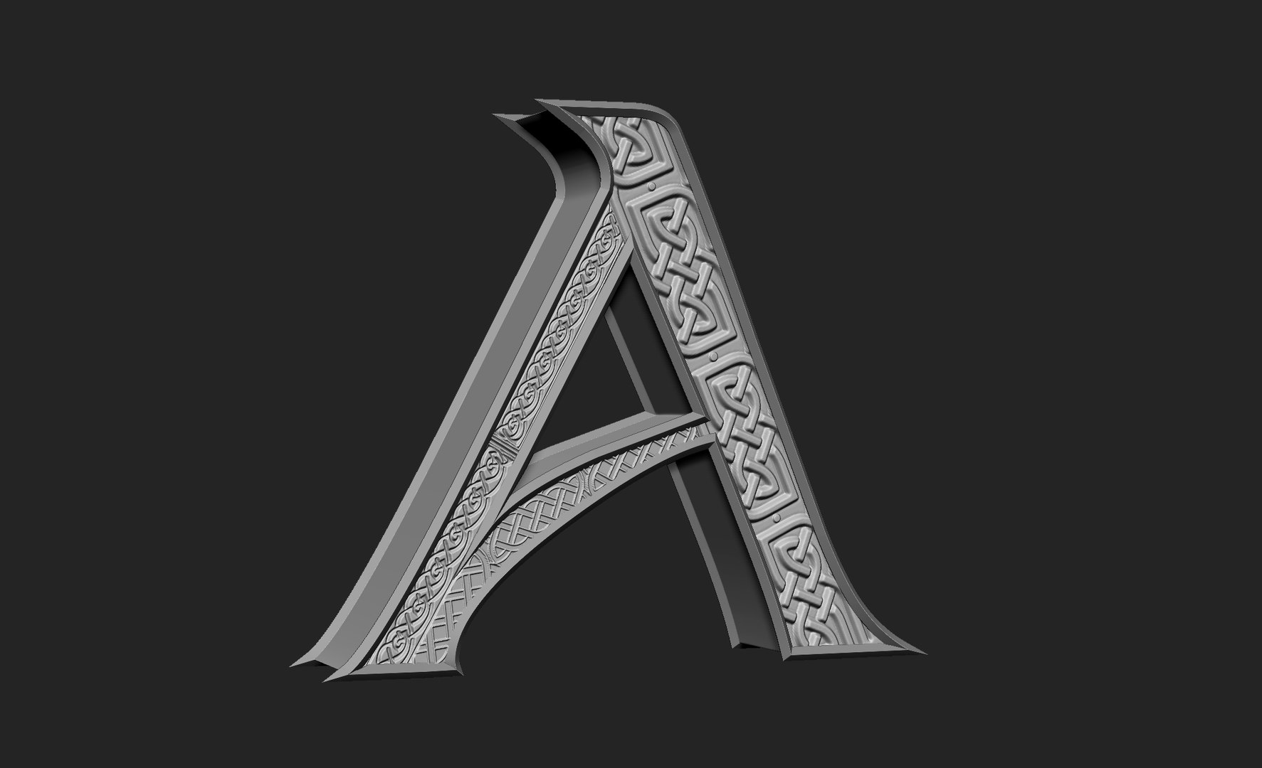 3D Letter Alphabet Model - TurboSquid 1162229