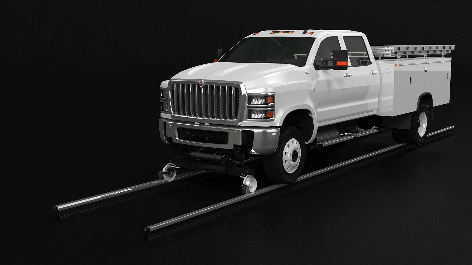 3D International CV 2020 Road-rail Truck Model - TurboSquid 1819471