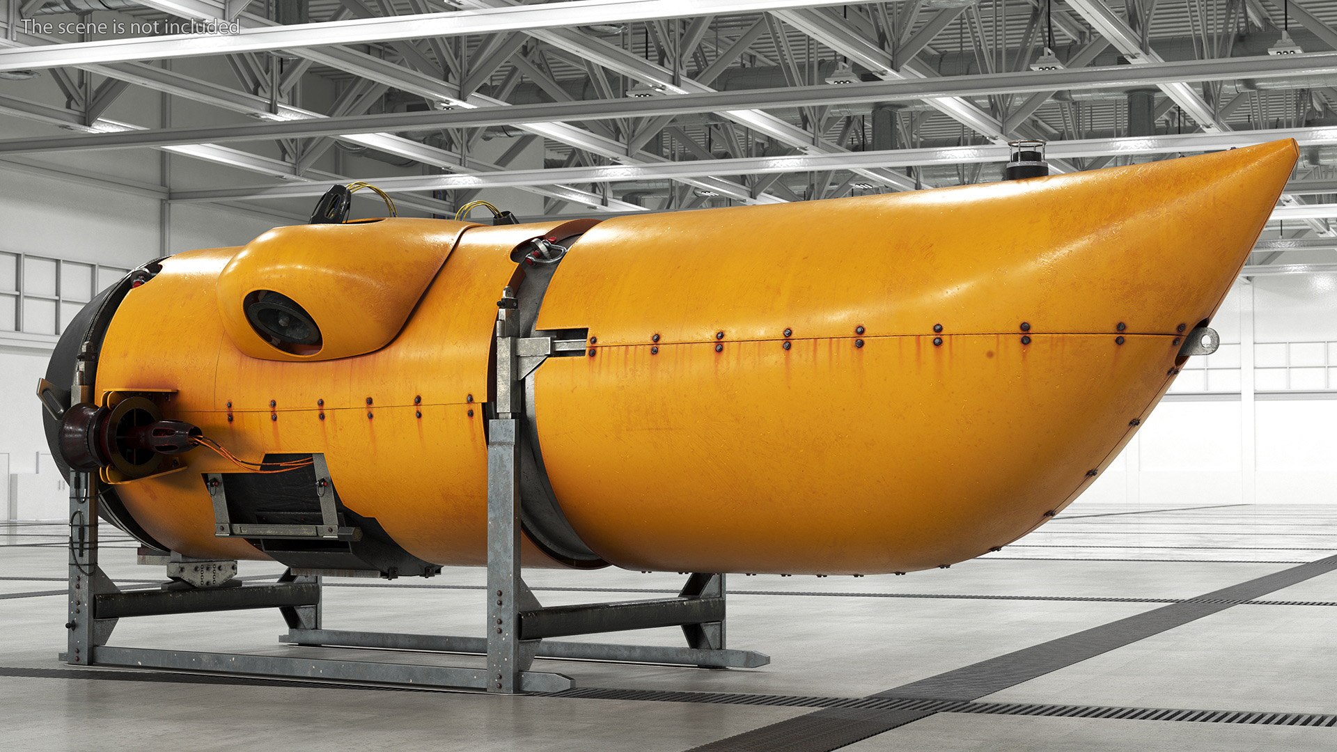 Tourist Modern Submarine Old 3D Model - TurboSquid 2158720