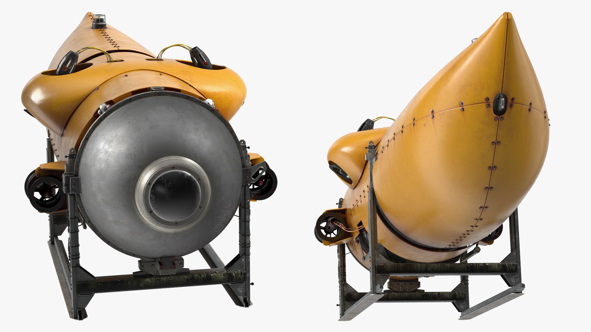 Tourist Modern Submarine Old 3D Model - TurboSquid 2158720