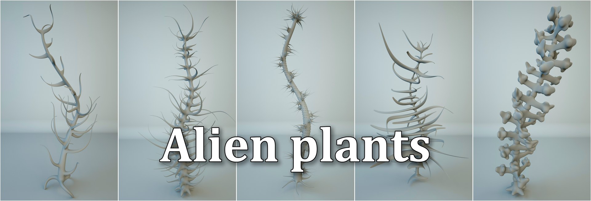 Alien Plants 3D - TurboSquid 1455270