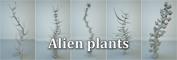 Alien Plant 3D Models for Download | TurboSquid