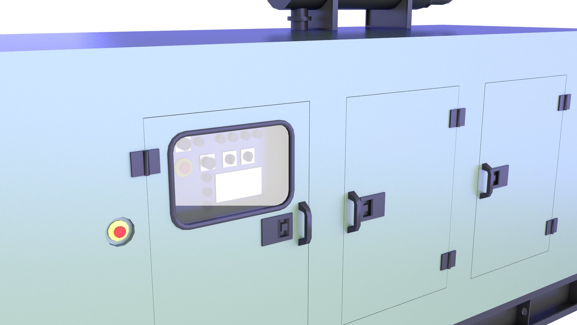 Diesel Generator Low Poly 17 3D Model - TurboSquid 2096790