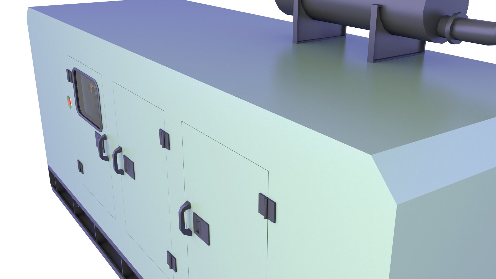 Diesel Generator Low Poly 17 3D Model - TurboSquid 2096790