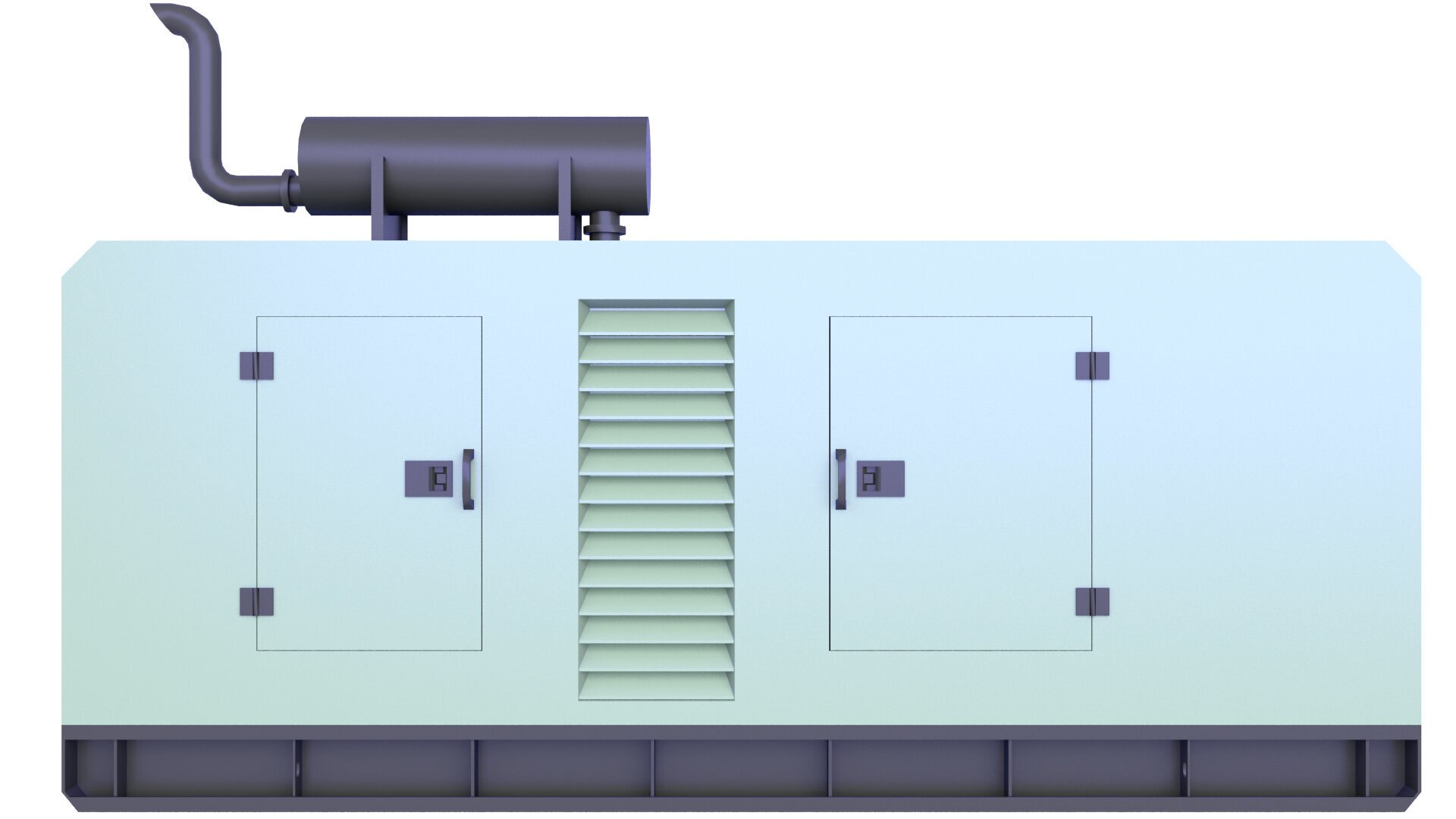 Diesel Generator Low Poly 17 3D Model - TurboSquid 2096790