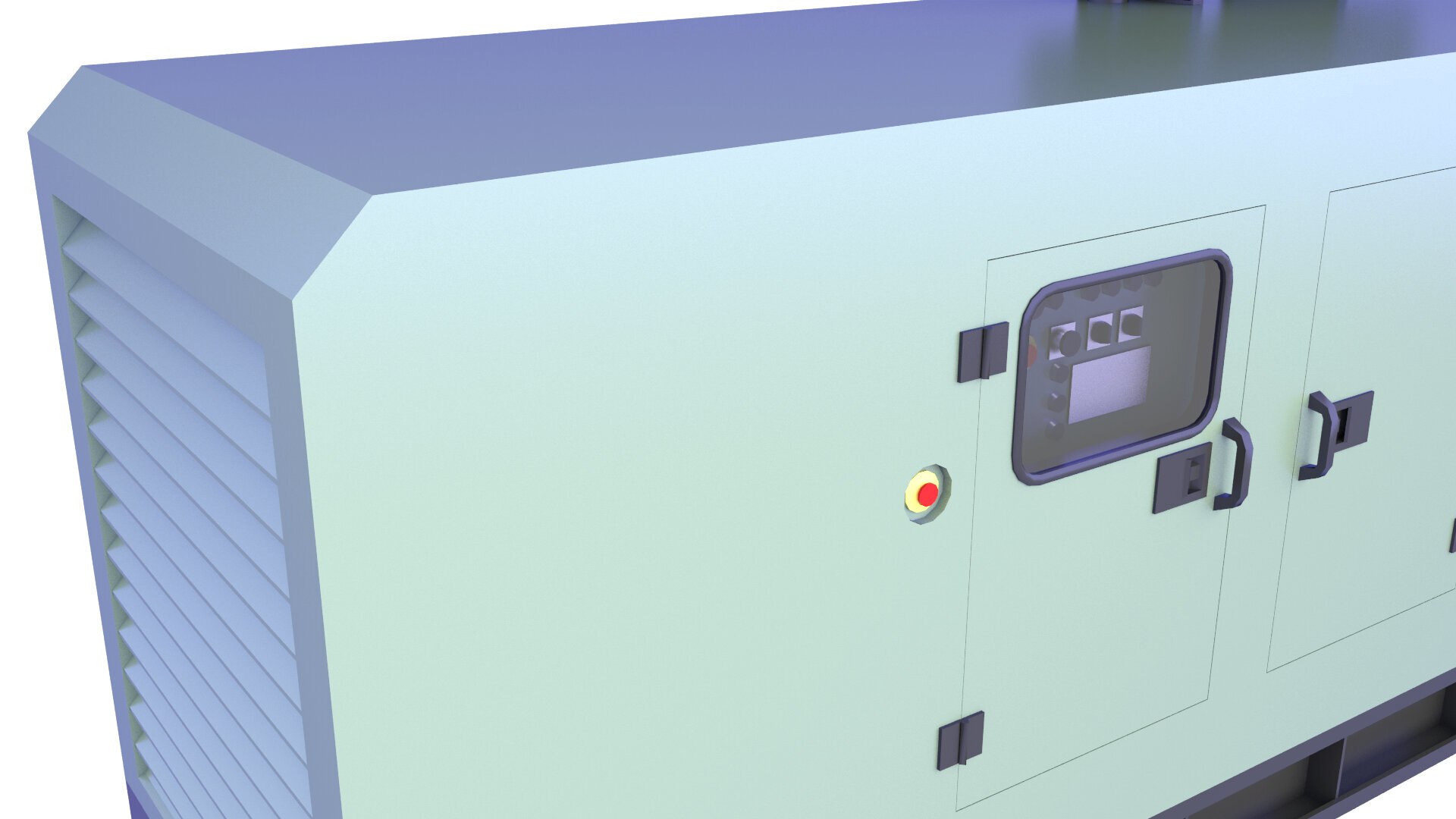 Diesel Generator Low Poly 17 3D Model - TurboSquid 2096790