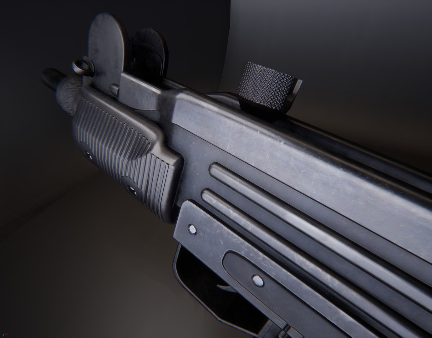 Micro UZI AAA Game Ready PBR Low-poly 3D Model Model - TurboSquid 2008300