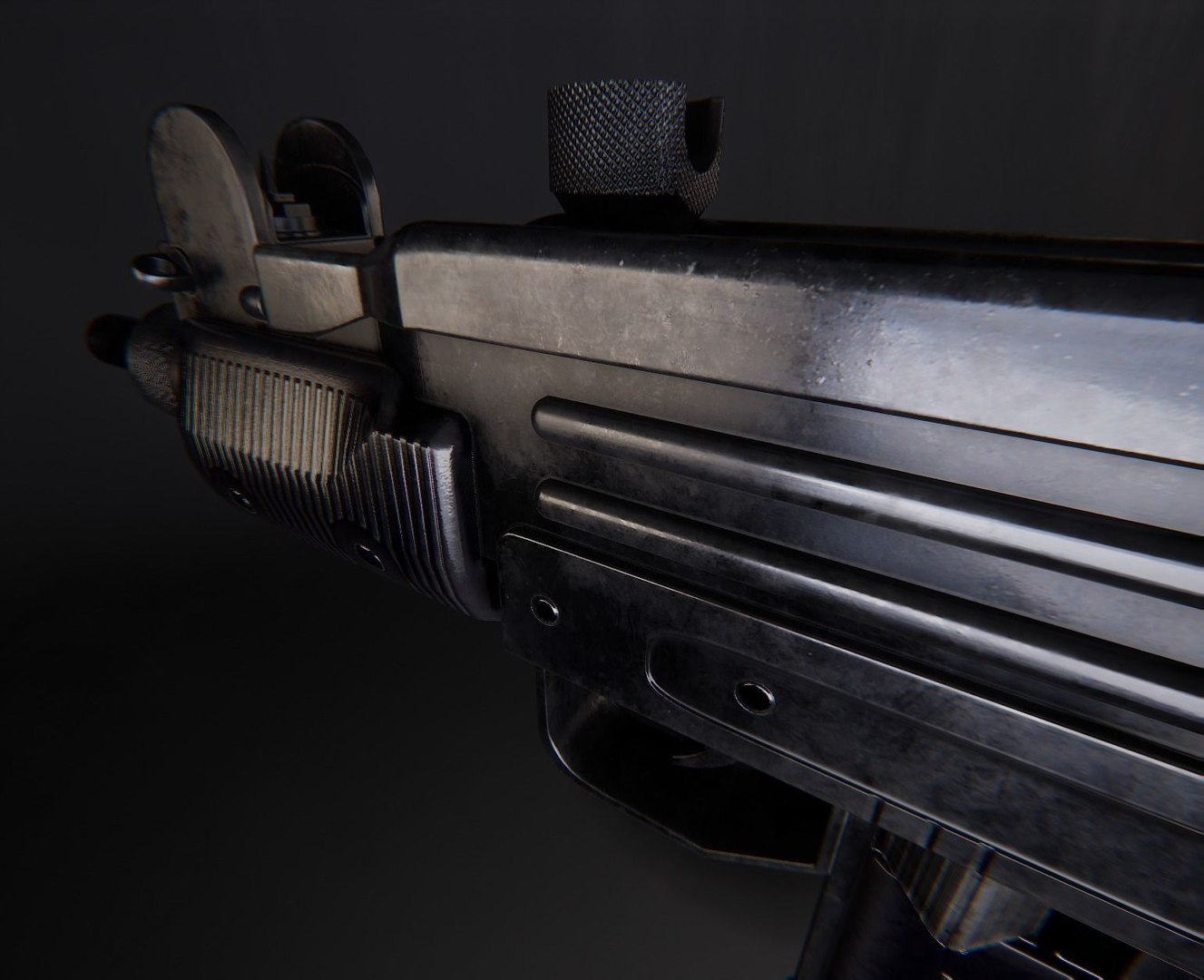 Micro UZI AAA Game Ready PBR Low-poly 3D Model Model - TurboSquid 2008300